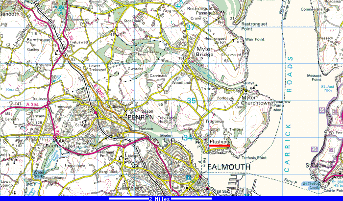 PELLEW, EXMOUTH - FLUSHING, Flushing Town, Cornwall, England
